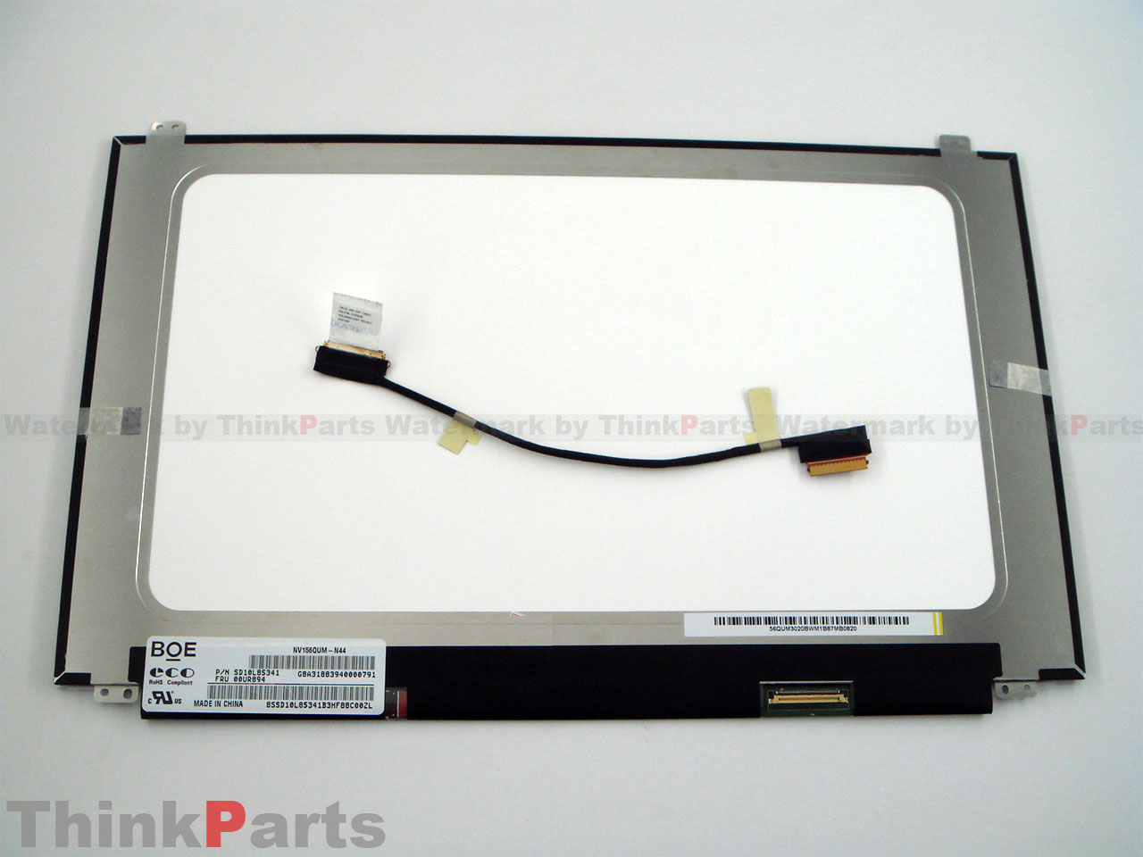 Lenovo ThinkPad T580 P52S UHD 4K IPS Lcd screen and cable