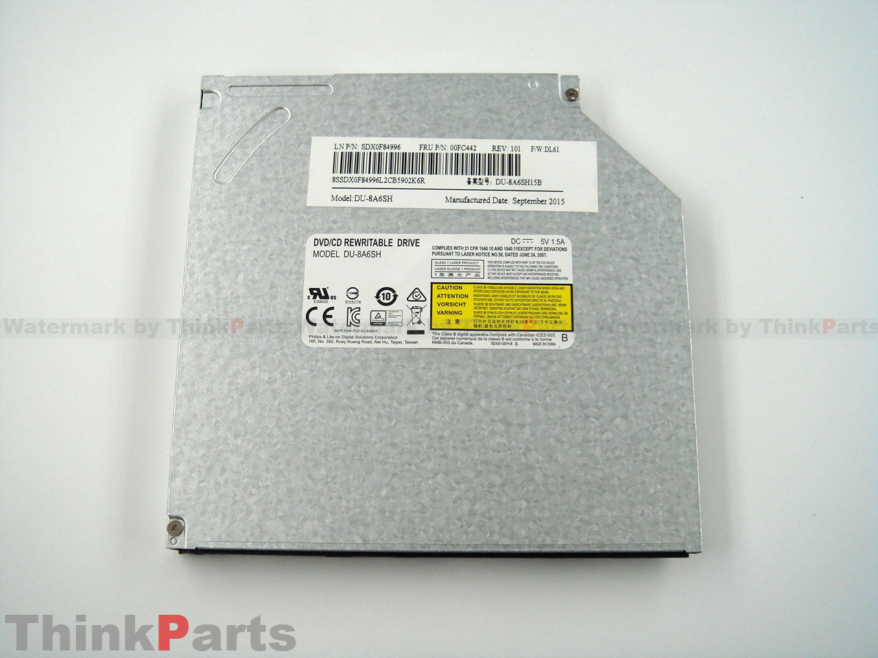 Lenovo ideacentre ThinkCentre ThinkStation DVDRW DVD Driver 9.5MM 8x ...