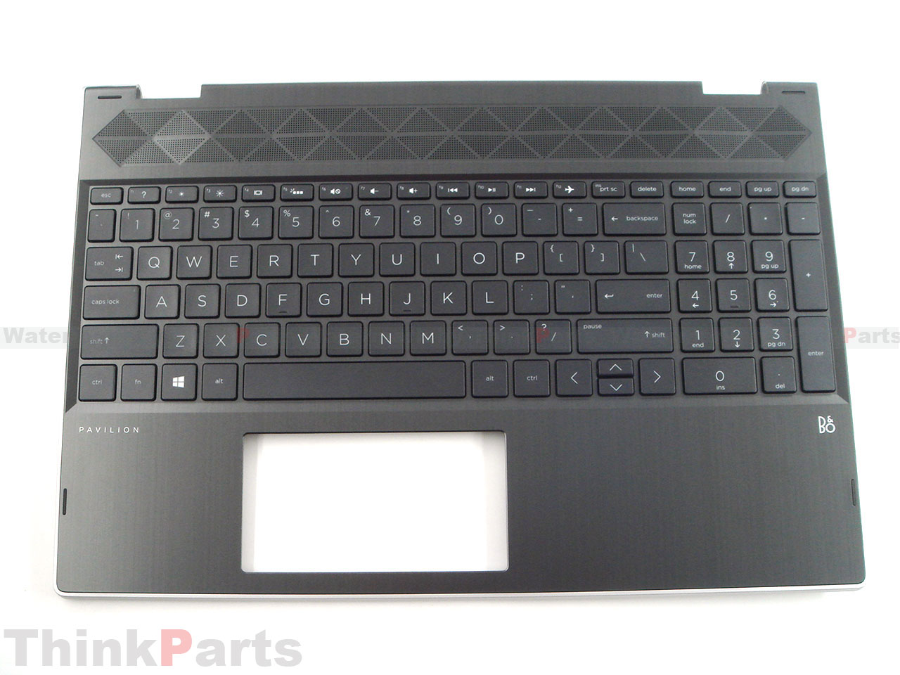 HP Pavilion X360 15-CR 15T-CR 15.6" Palmrest US Backlit Keyboard Bezel ...