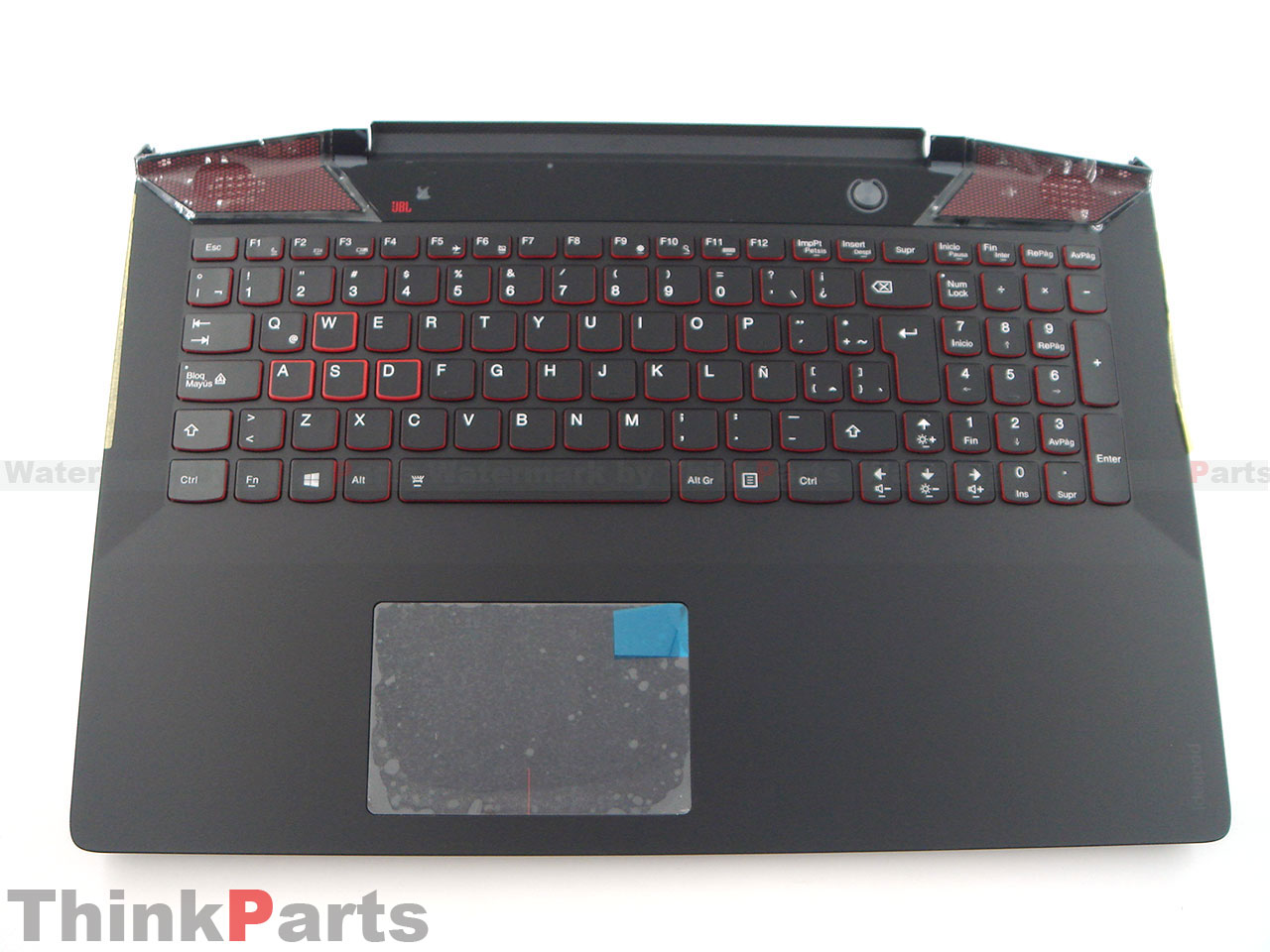Lenovo ideapad Y700-15ISK Palmrest Upper with LAS Spanish backlit Keyboard