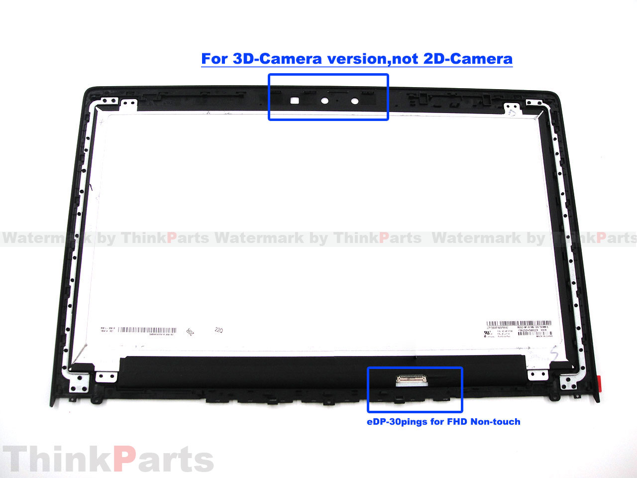 Lenovo ideapad Y700-15ISK Lcd Screen Module w/Bezel for 3D-Cam 5D10K81625