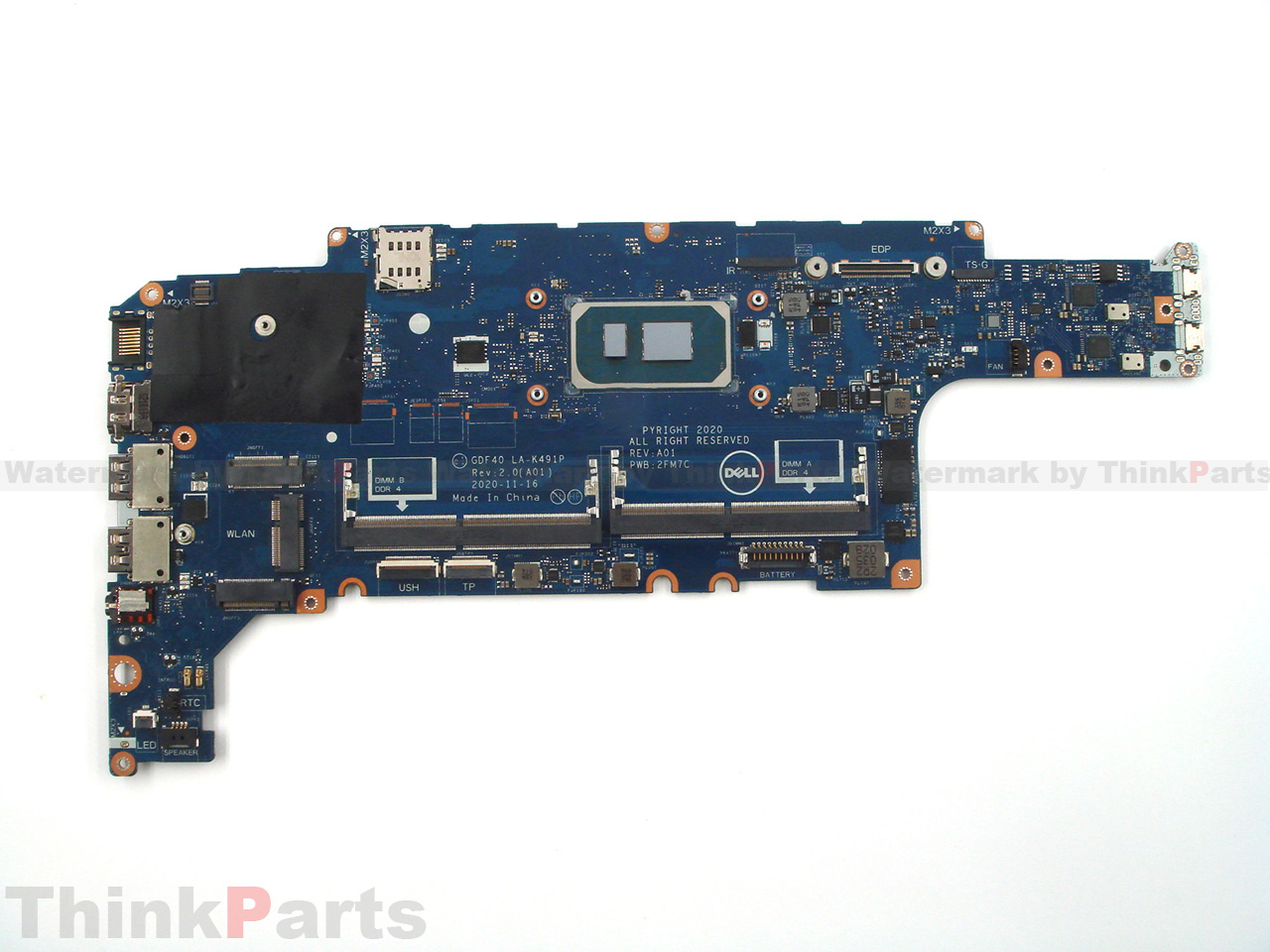 Dell Latitude 5420 Motherboard i5-1145G7 LA-K491P System Board 0M51J7