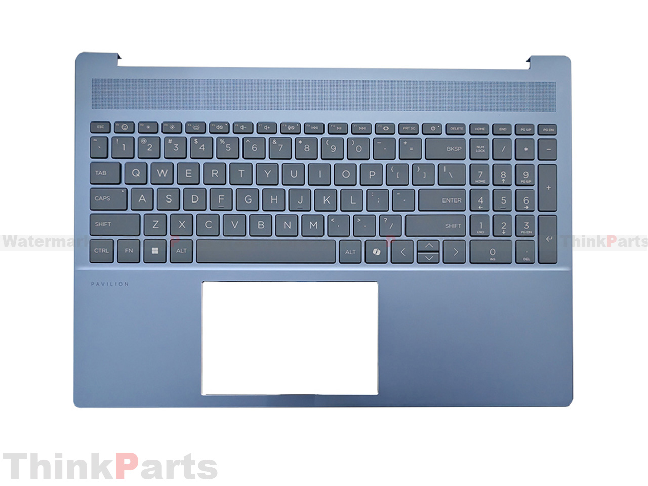 HP Pavilion 16-AF AG 16" Palmrest Keyboard Bezel US Backlit N95996-001 Blue